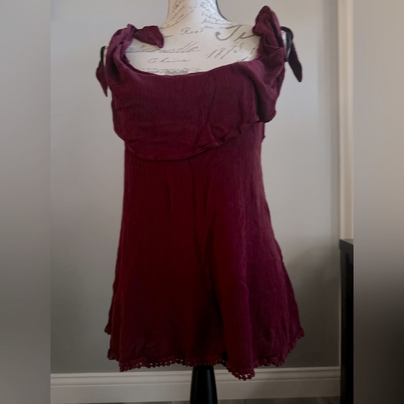 Maurices | Tops | Maurices Ruffle Bare Shoulder Tank | Poshmark